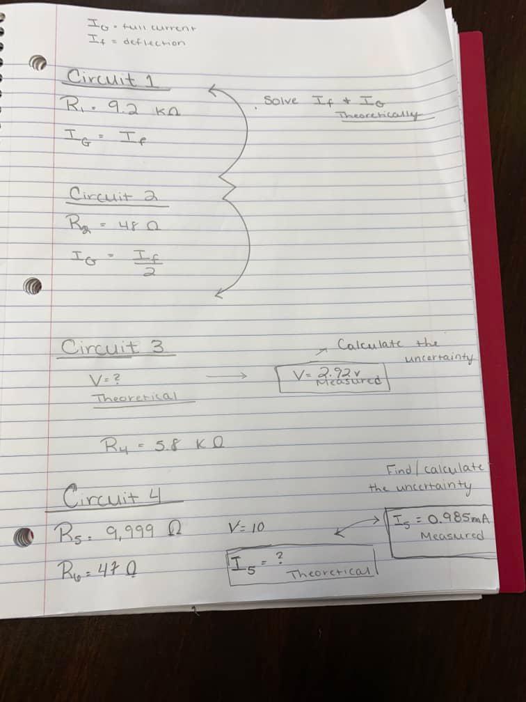 Solved Please help me theoretically solve (calculate) for If | Chegg.com