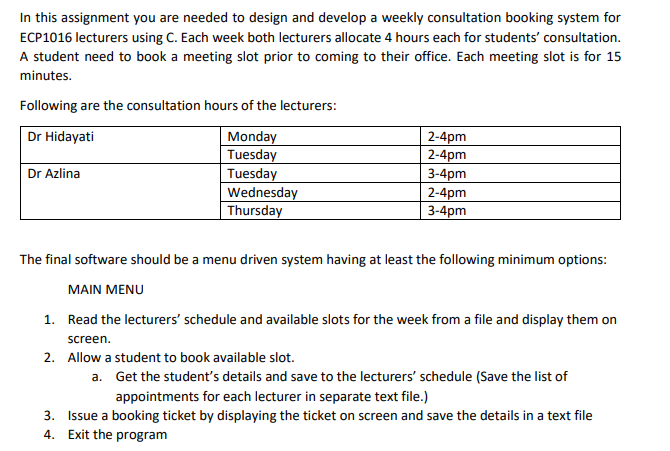 Based on the attachment above, Design the solution | Chegg.com