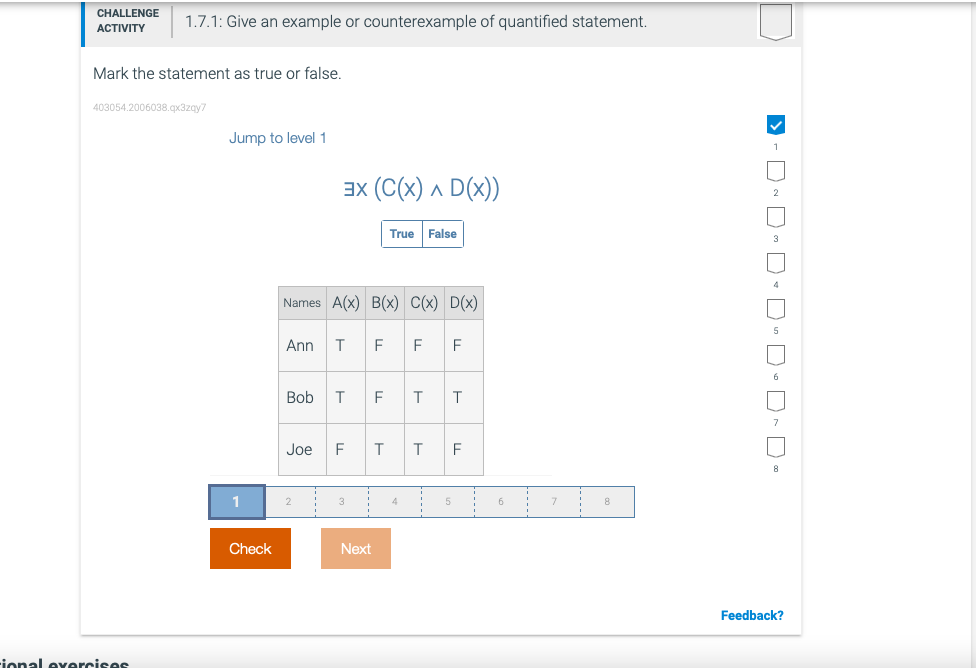 Solved CHALLENGE ACTIVITY 1.7.1: Give an example or | Chegg.com