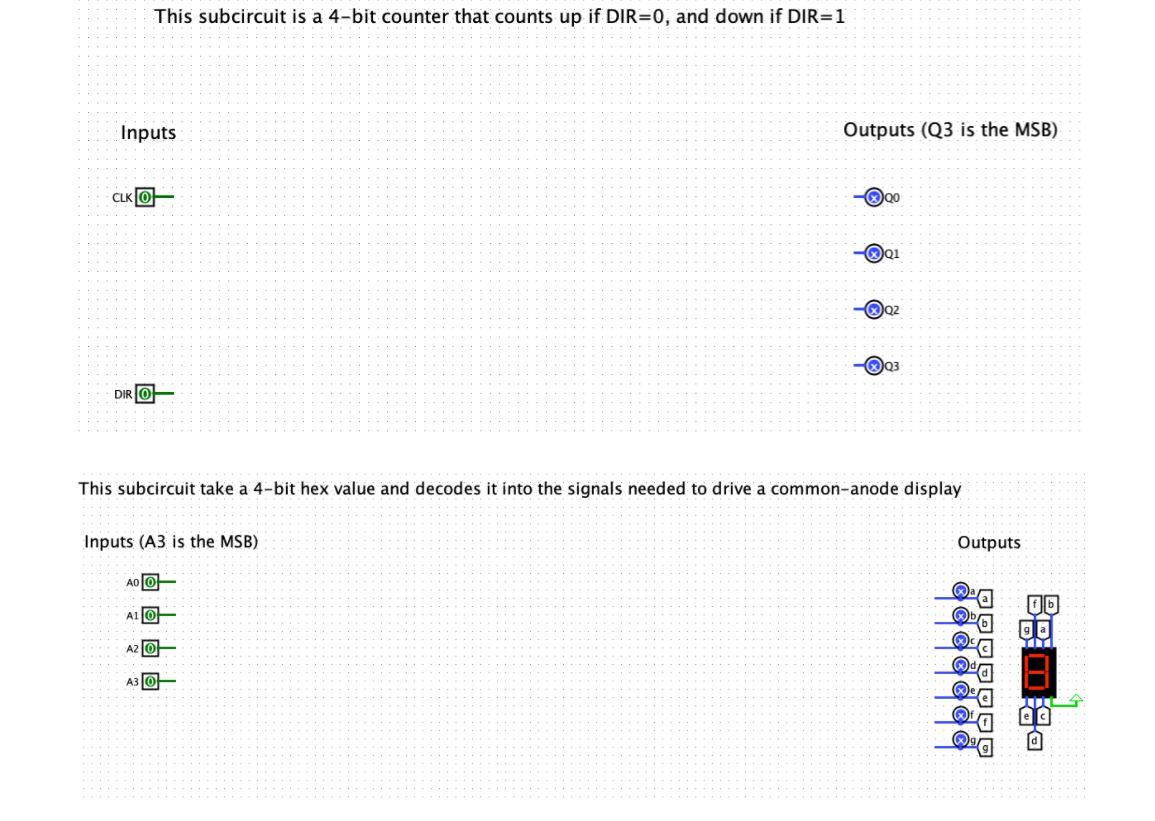 Solved 4-bit counter that counts UP or DOWN based on the | Chegg.com