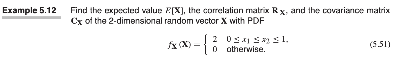 Solved Example 5.12 Find the expected value E[X], the | Chegg.com