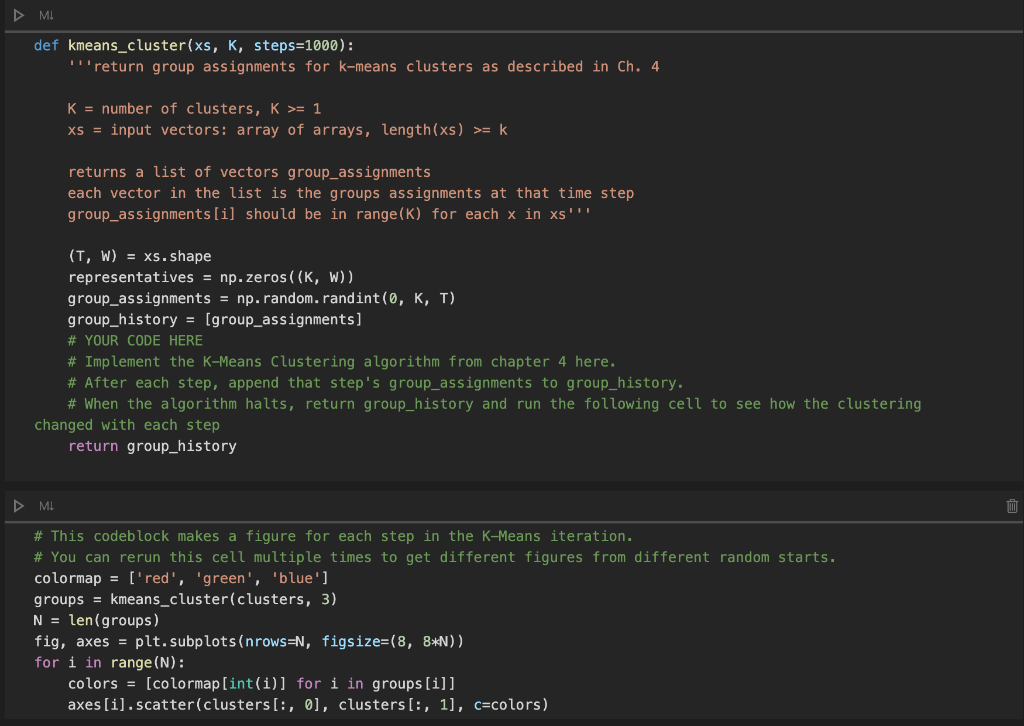 Solved Here we use the random number generator to create | Chegg.com