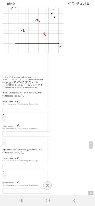 Solved 18:42 +Y (9 L -92 •9, * 2 +x In figure-1, the | Chegg.com