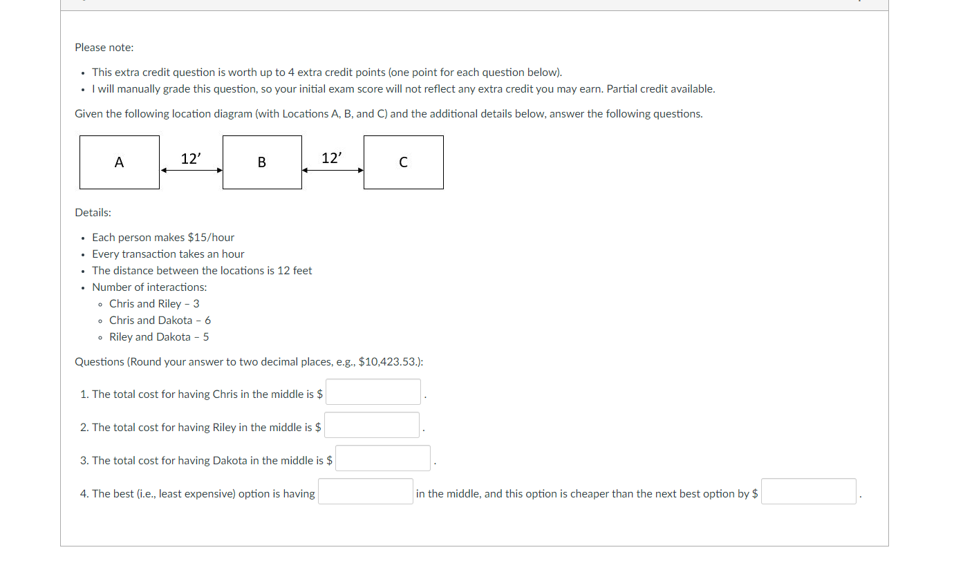 Solved Please note: . This extra credit question is worth up | Chegg.com