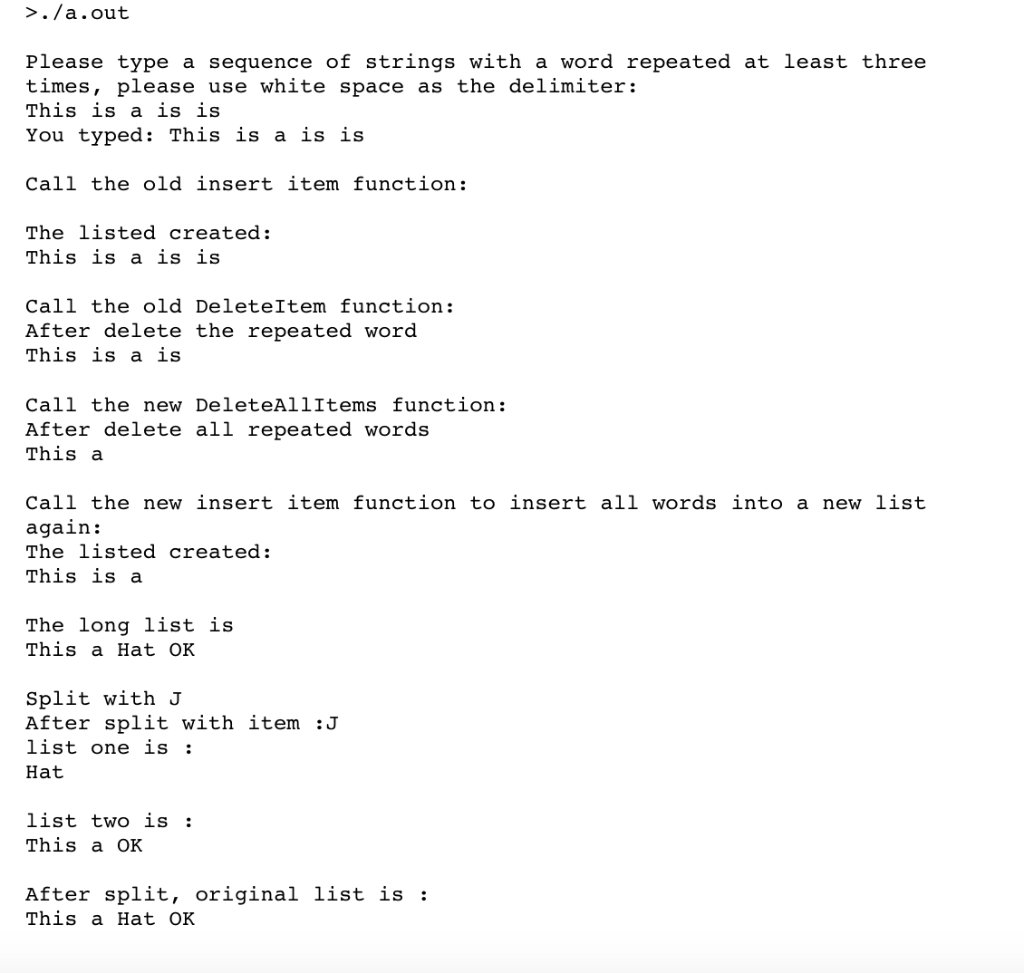Solved Your assignment is to extend an UnsortedType Abstract | Chegg.com