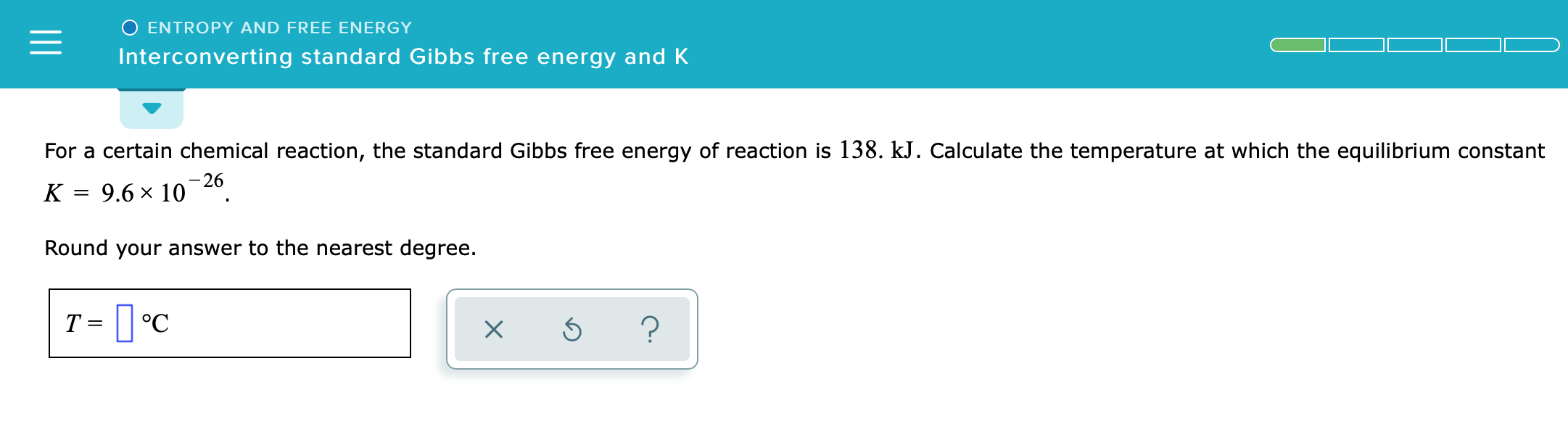 Solved = O ENTROPY AND FREE ENERGY Interconverting standard | Chegg.com