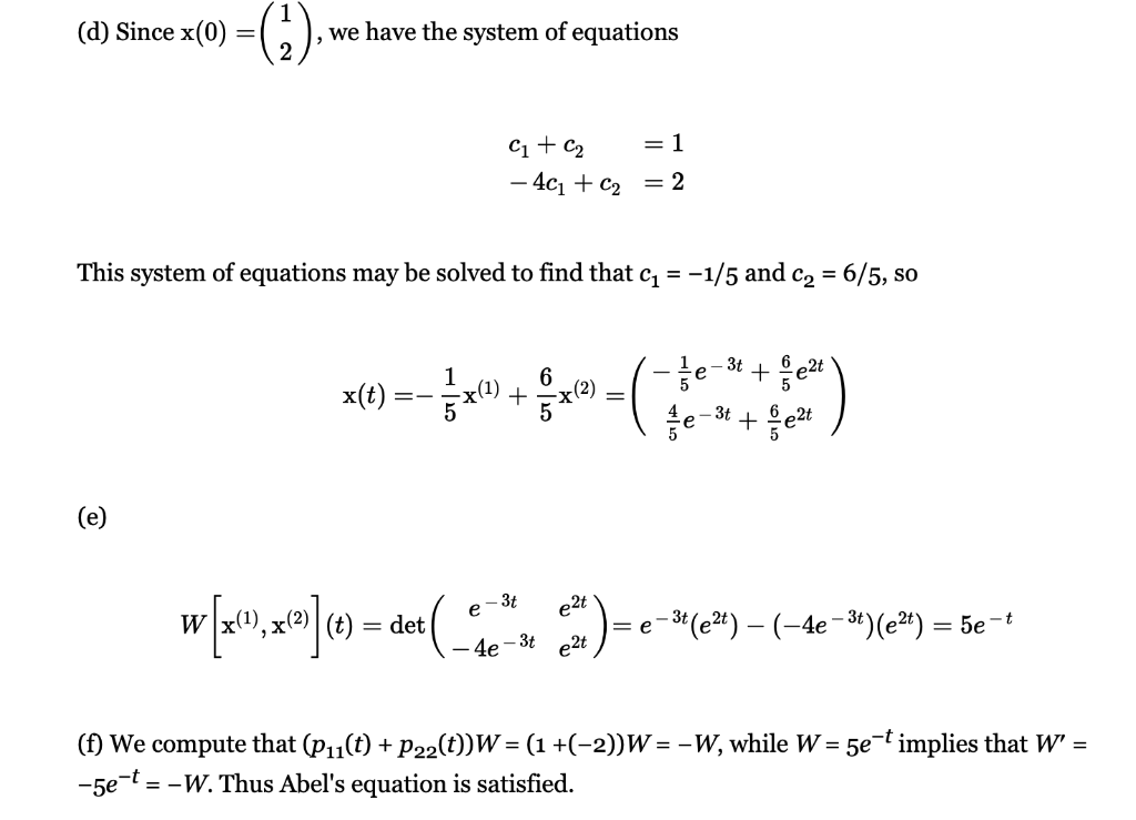 Solved Problems In Problems 1 through 6 you are given a | Chegg.com