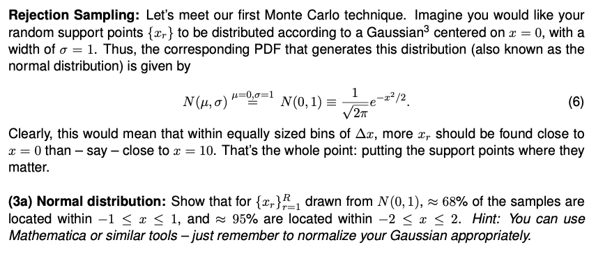 Rejection Sampling: Let's meet our first Monte Carlo | Chegg.com