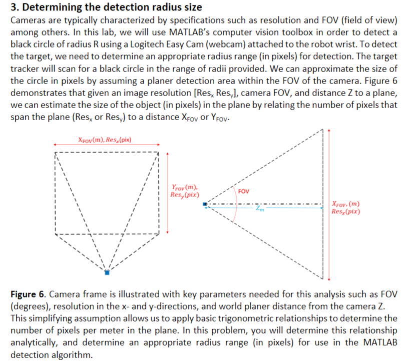 3. Determining the detection radius size Cameras are | Chegg.com