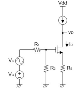 Solved With the circuit above( Use ron ,rop) a) Draw AC | Chegg.com