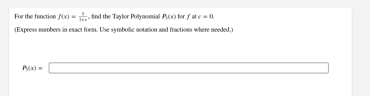 Solved For the function f(x) = ln (1 + x), find the Taylor | Chegg.com