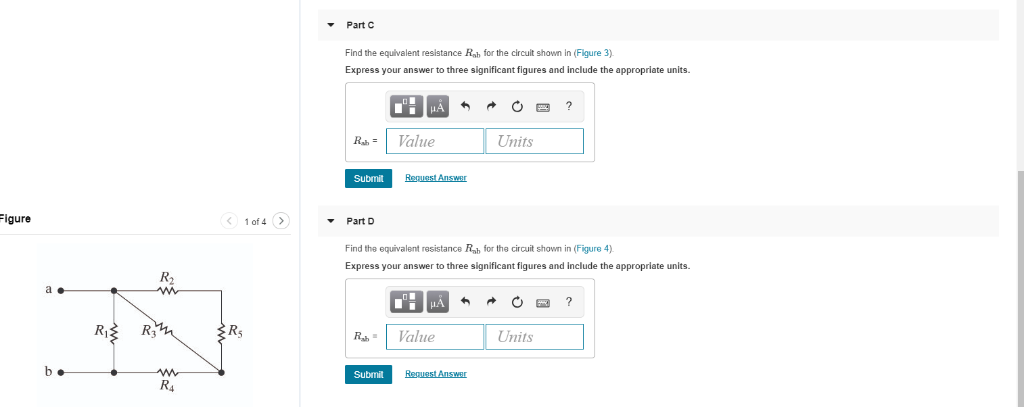 Solved Review Constants PartA Find the equivalent resistance | Chegg.com