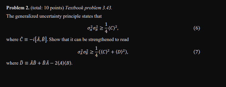 Solved Problem 2. (total: 10 points) Textbook problem 3.43. | Chegg.com