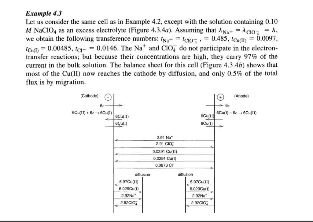 Mass transfer by migration & diffusion Balance sheet | Chegg.com