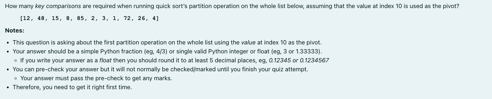 Solved How many key comparisons are required when running | Chegg.com