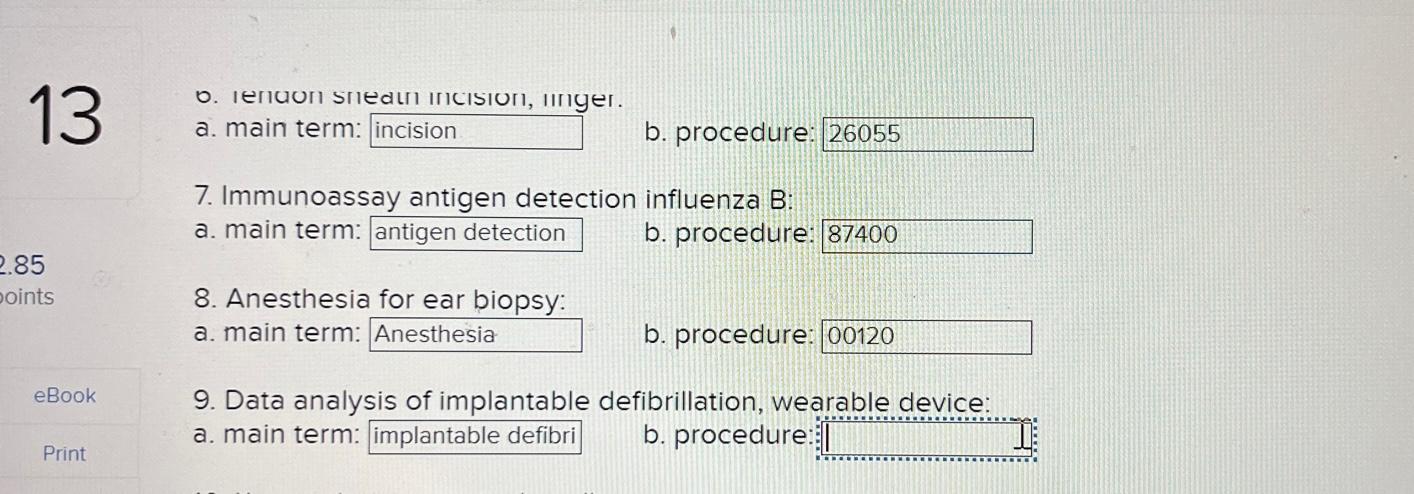 Solved I only need help with part b on number 9, I can't get | Chegg.com