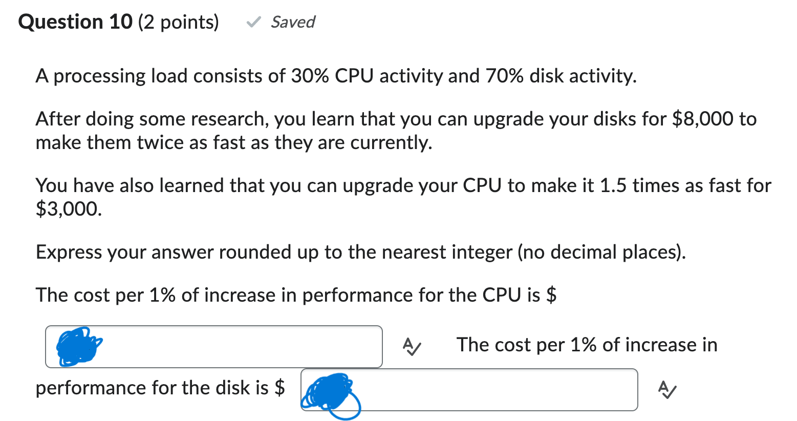 Solved Provide all measurements as integer values (number of | Chegg.com