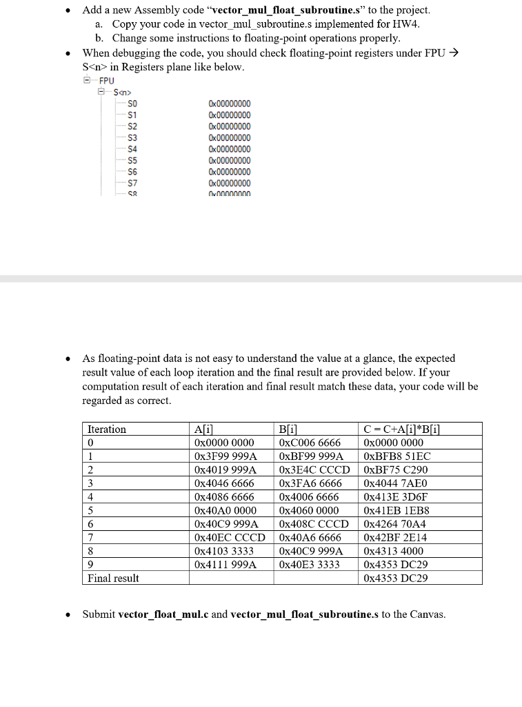 4. Now that you learned floating-point instructions | Chegg.com