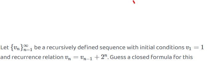 Solved Let {an}n=1∞ be a recursively defined sequence with | Chegg.com