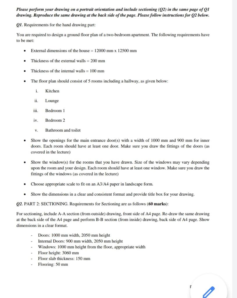 Solved I got this assignment of engineering drawing and its | Chegg.com