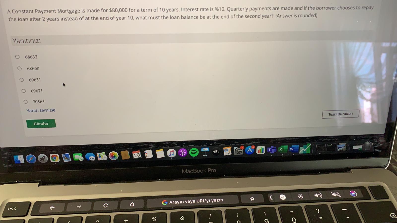 Solved A Constant Payment Mortgage is made for $80,000 for a | Chegg.com