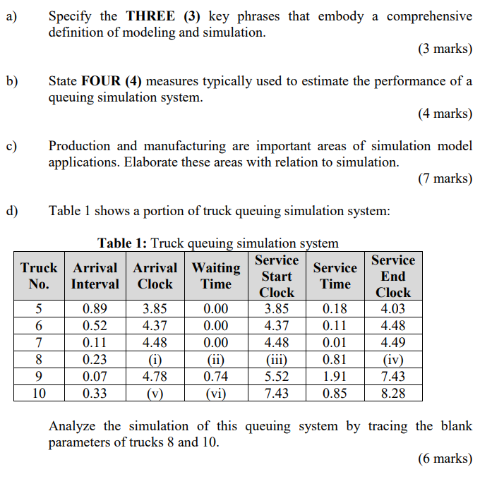 Solved a) Specify the THREE (3) key phrases that embody a | Chegg.com