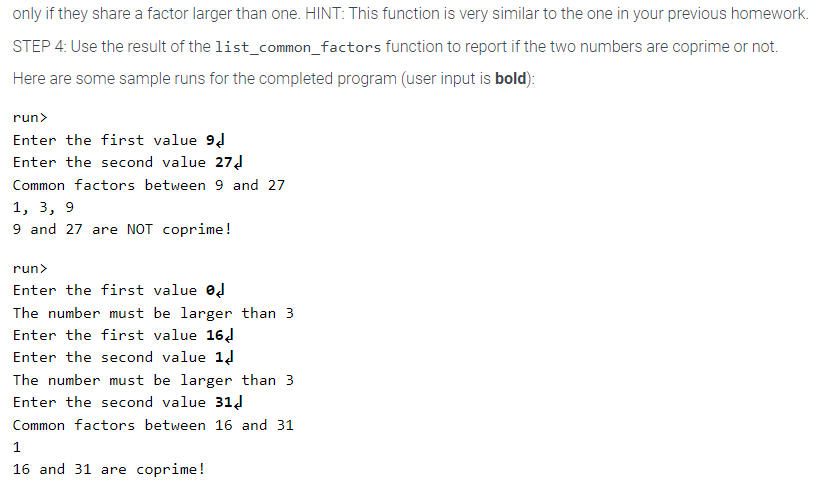 Solved Two positive integers are relatively prime (or | Chegg.com