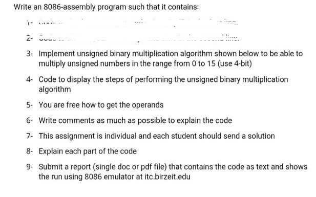 Solved Write An 8086 Assembly Program Such That It Contains 2676