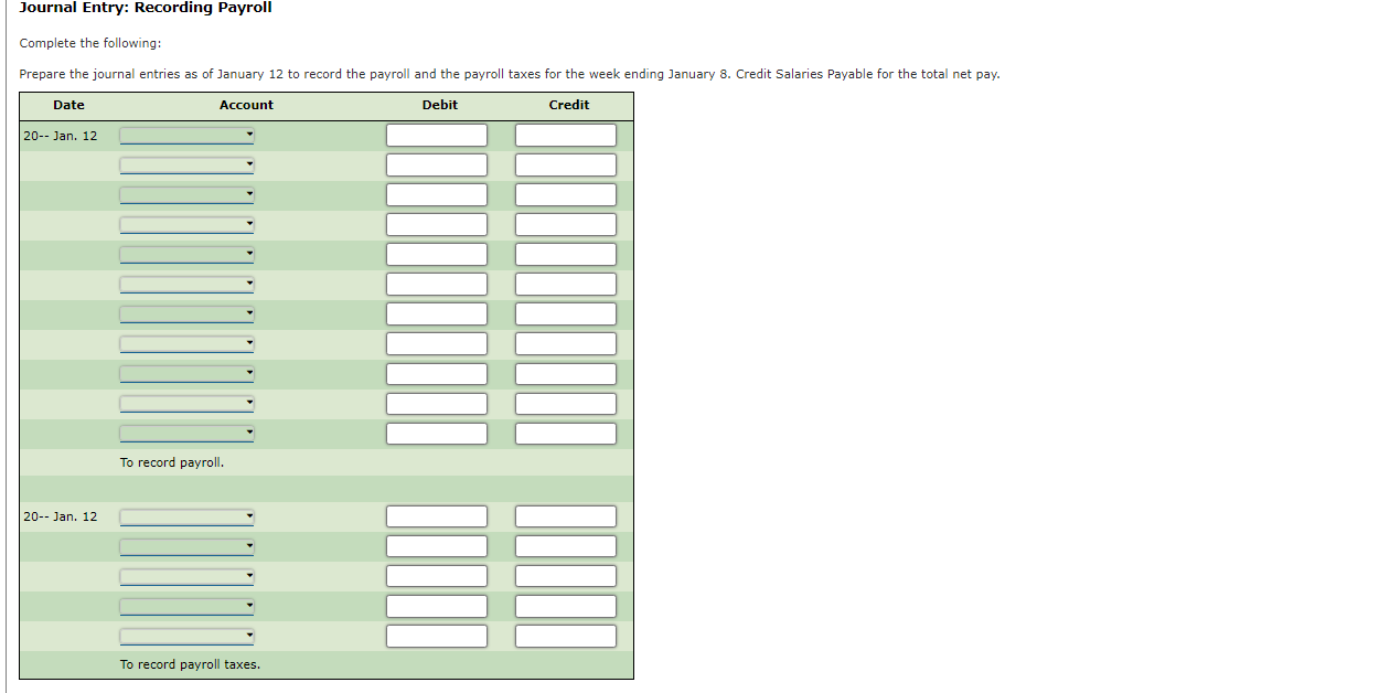 Solved Continuing Payroll Problem, 6A: Chapter 6 You have | Chegg.com