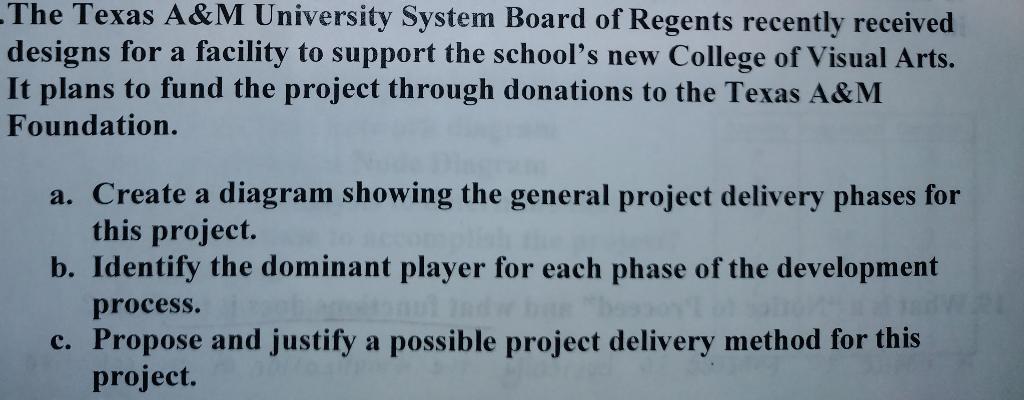 Solved The Texas A\&M University System Board of Regents | Chegg.com