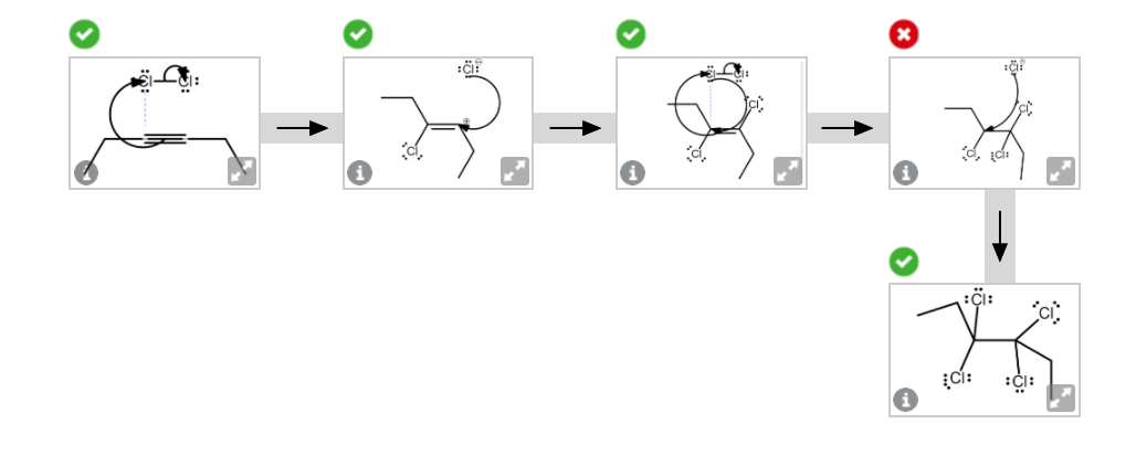 Solved Two Equivalents Of Molecular Halogen Will React With 4131