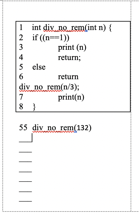 Solved Using the recursion program below, show the result of | Chegg.com
