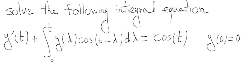 Solved Solve the following integral | Chegg.com