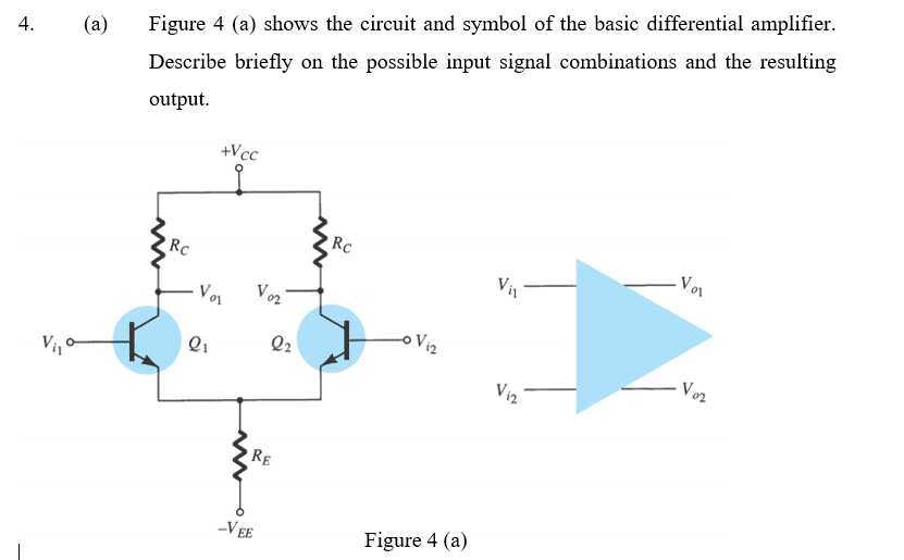 Solved 4. (a) Figure 4 (a) shows the circuit and symbol of | Chegg.com