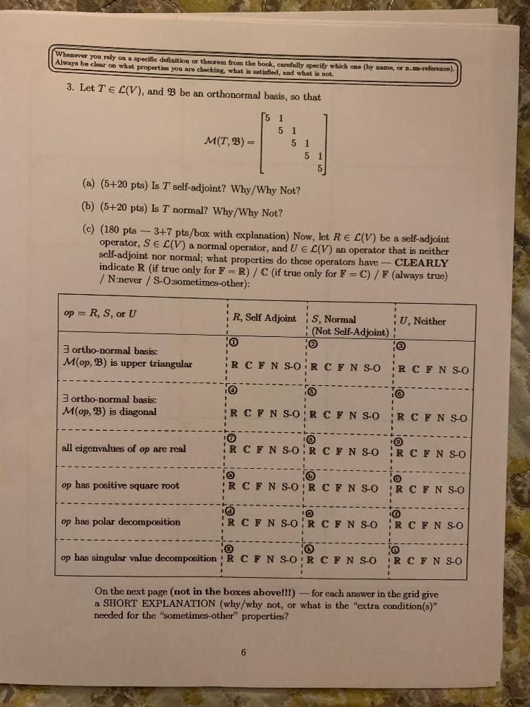 Solved Whenever you rely on a specific definition or theorem | Chegg.com
