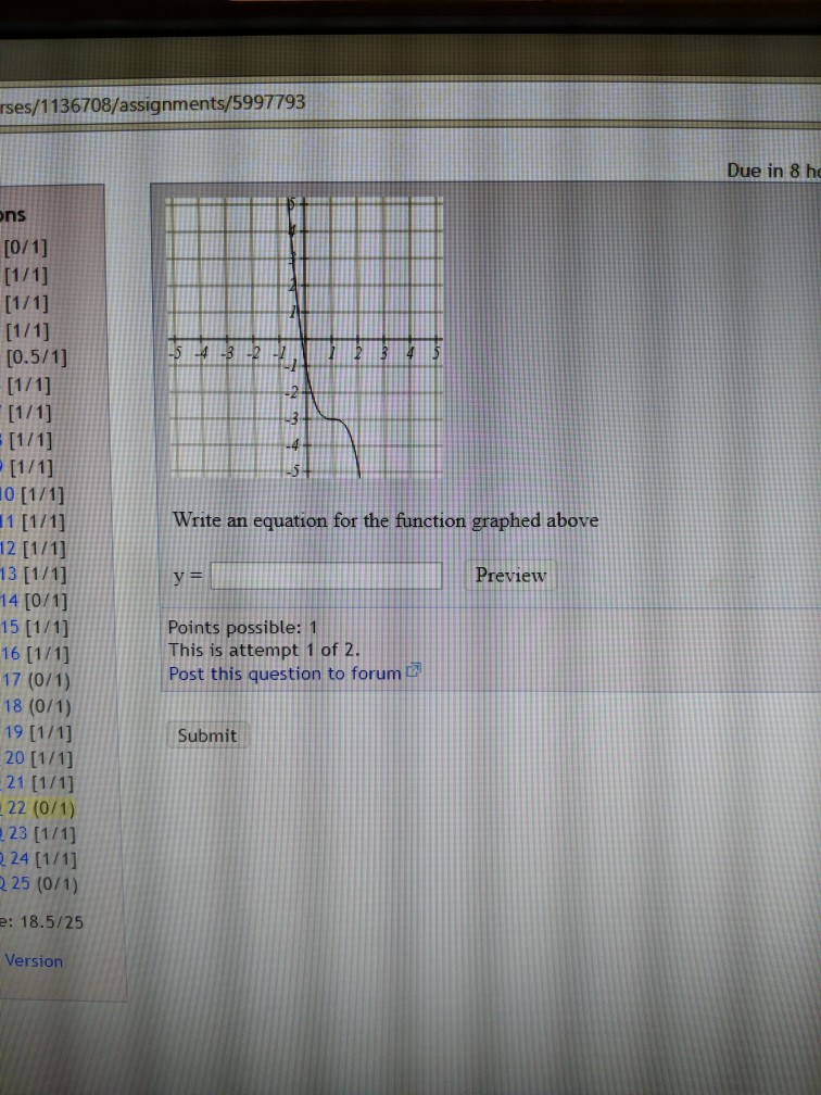 Solved rses/1136708/assignments/5997793 Due in 8 ho ons | Chegg.com