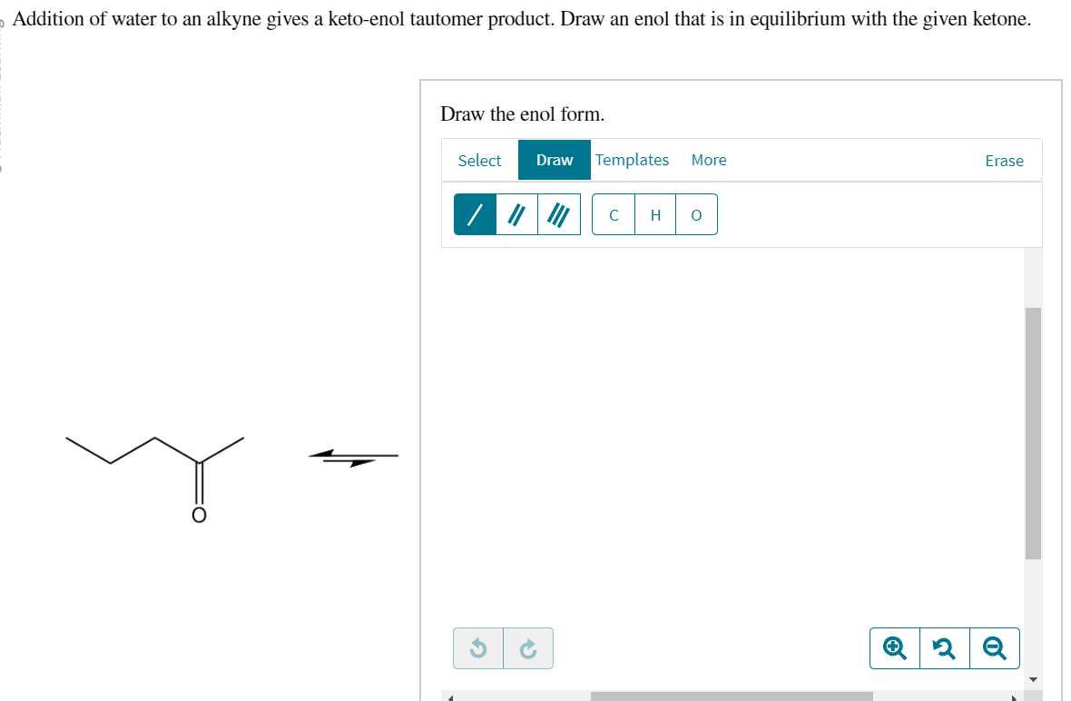 Solved Addition of water to an alkyne gives a keto-enol | Chegg.com