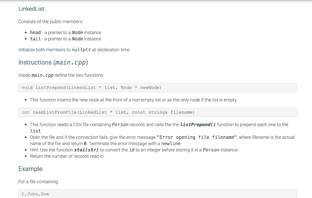 Solved Description In this assignment you are to implement a | Chegg.com