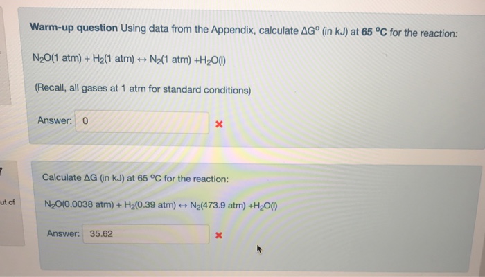 Solved Warm-up question Using data from the Appendix, | Chegg.com