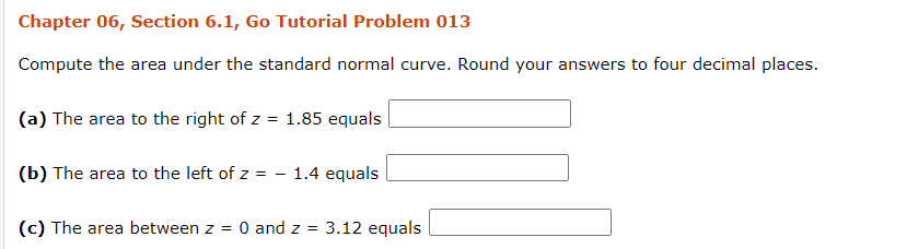 Solved Chapter 06, Section 6.1, Go Tutorial Problem 013 | Chegg.com