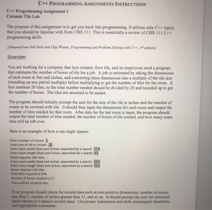 Solved Programming Assignments Instructions C 
