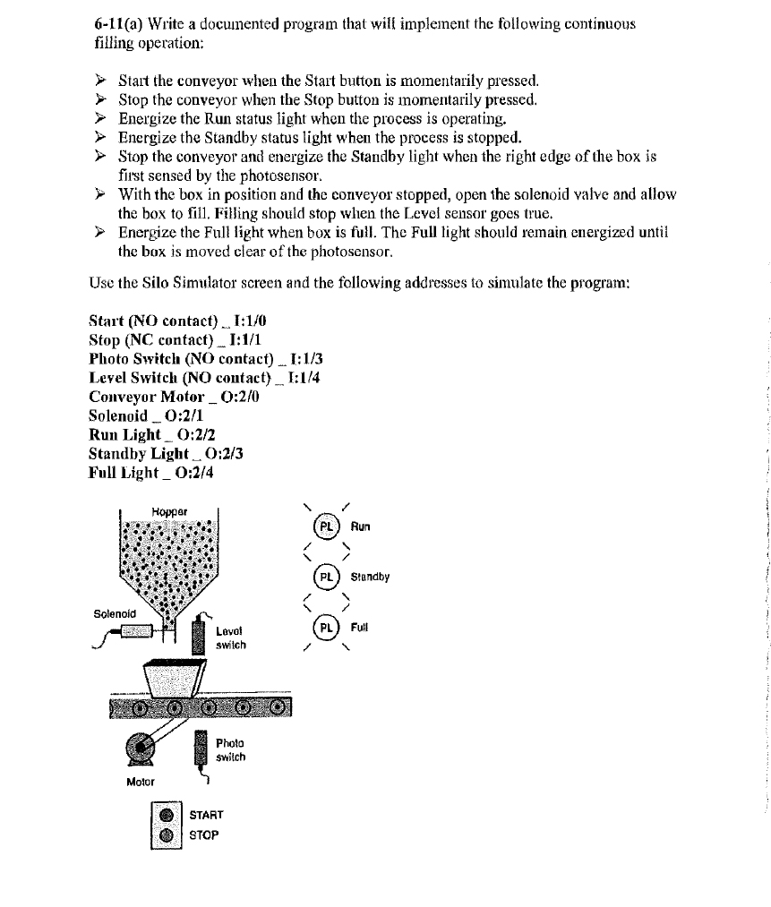 Solved 6 11a Write A Documented Program That Will 
