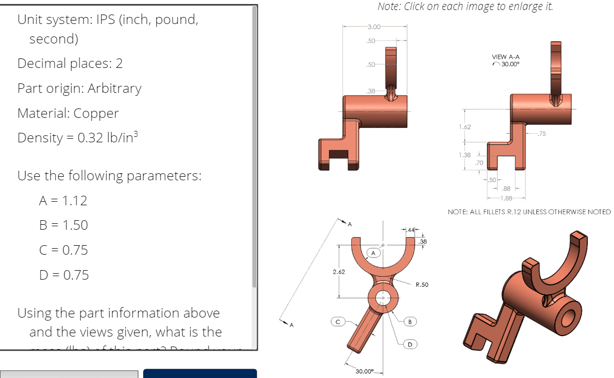 Solved PLEASE SHOW ME HOW TO MAKE THE PART IN SOLIDWORKS. | Chegg.com