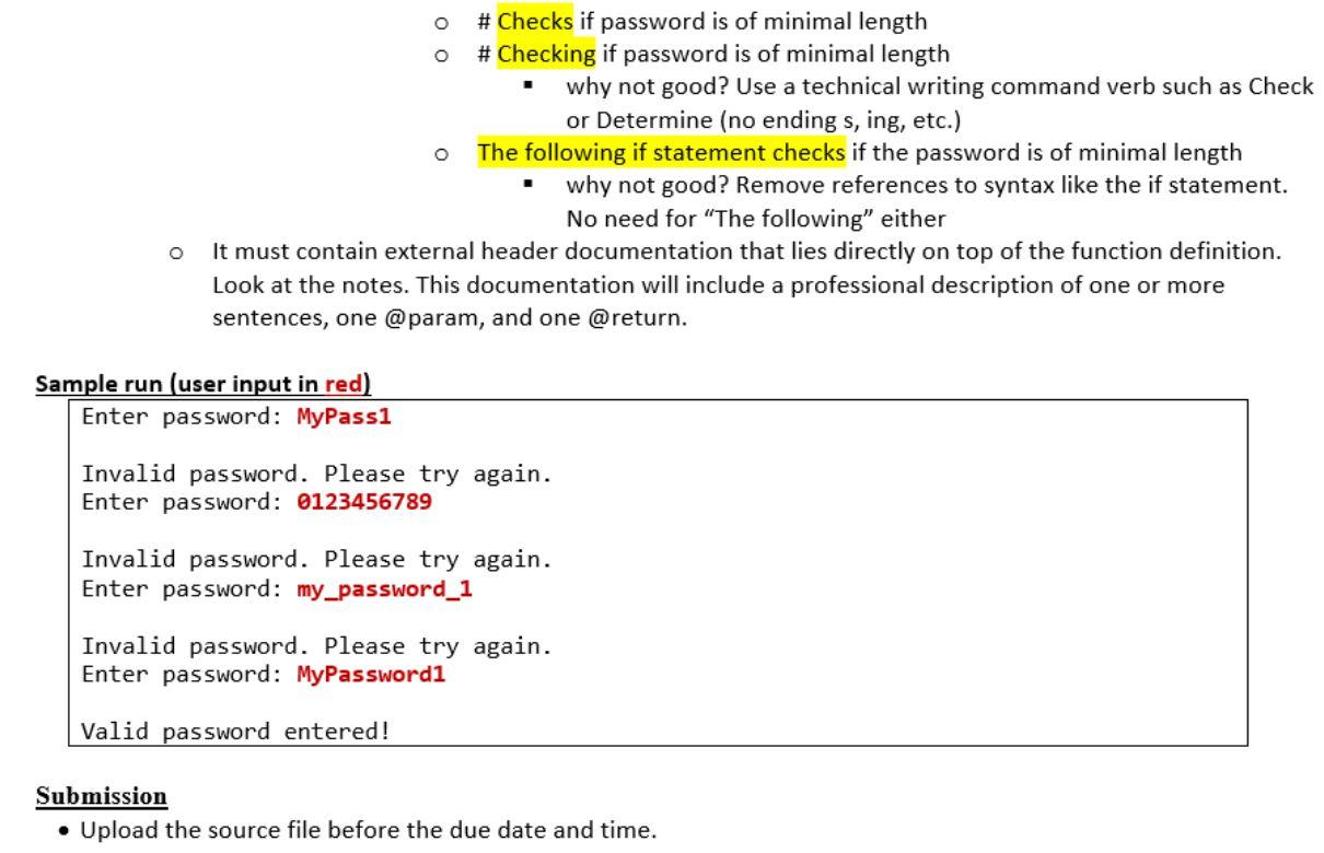 Solved complete a program by writing a function that checks | Chegg.com