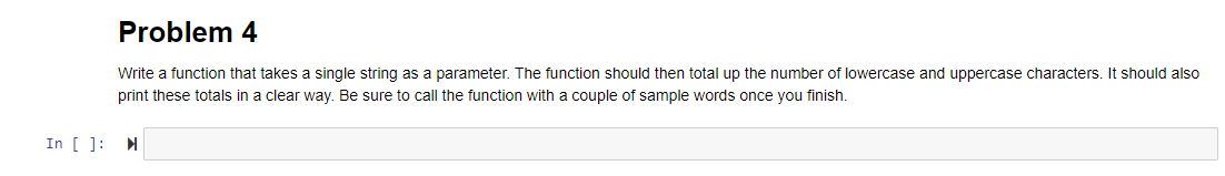 Solved Write a function that takes a single string as a | Chegg.com