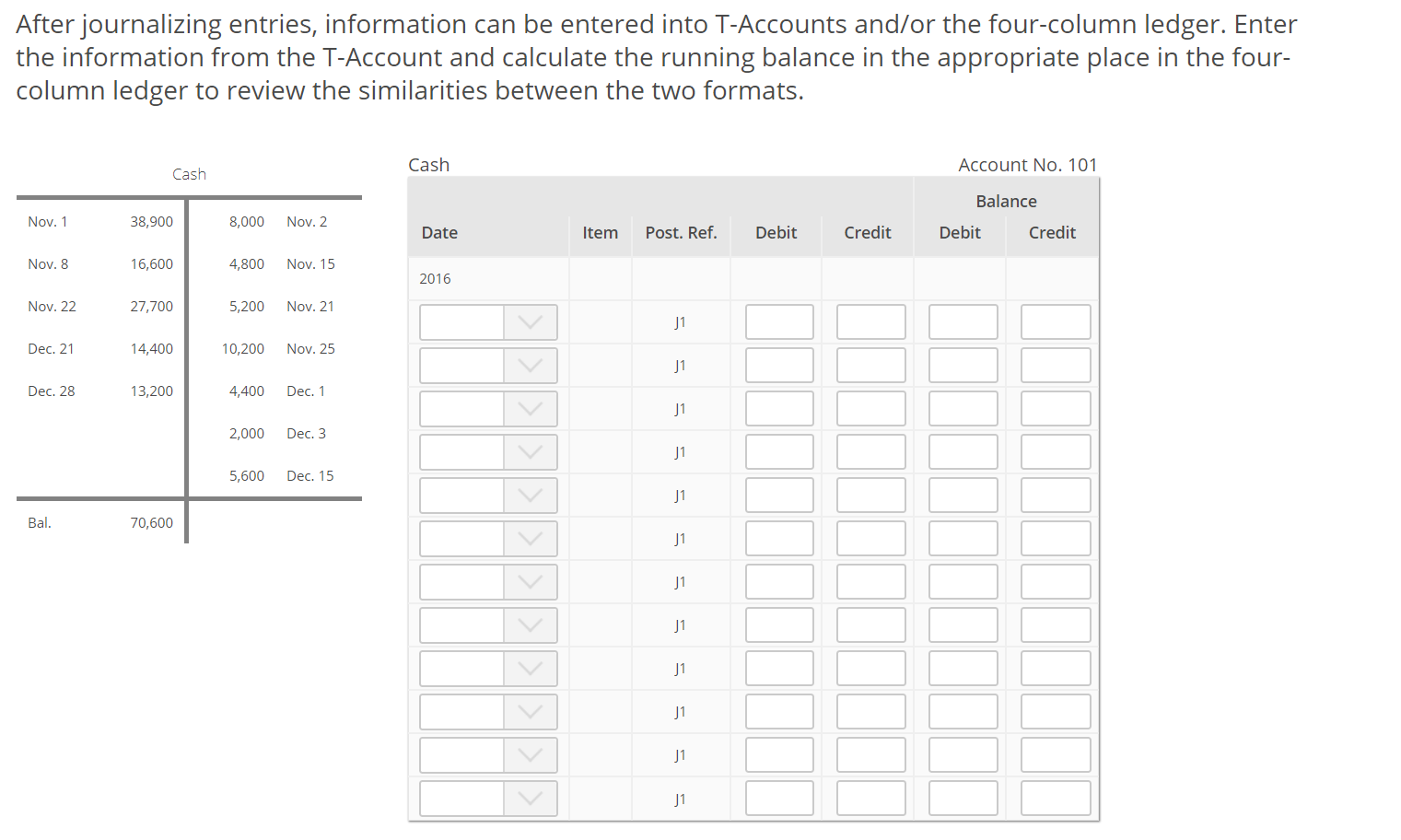 Solved After journalizing entries, information can be | Chegg.com