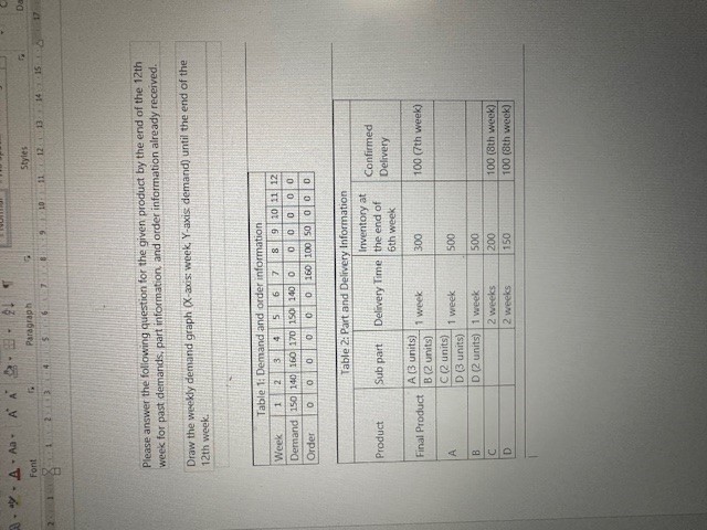 Solved Please answer the following question for the given | Chegg.com