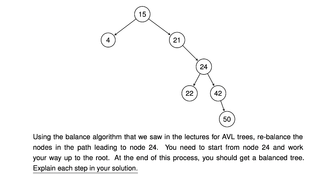Solved Using The Balance Algorithm That We Saw In The 6908