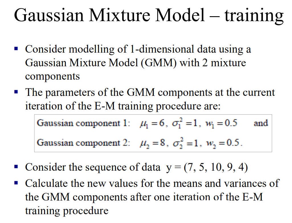 Solved - Consider modelling of 1-dimensional data using a | Chegg.com