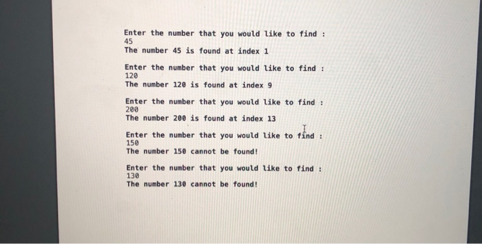 Solved Task2 - Insertion Sort and Binary Search 4 Use the | Chegg.com
